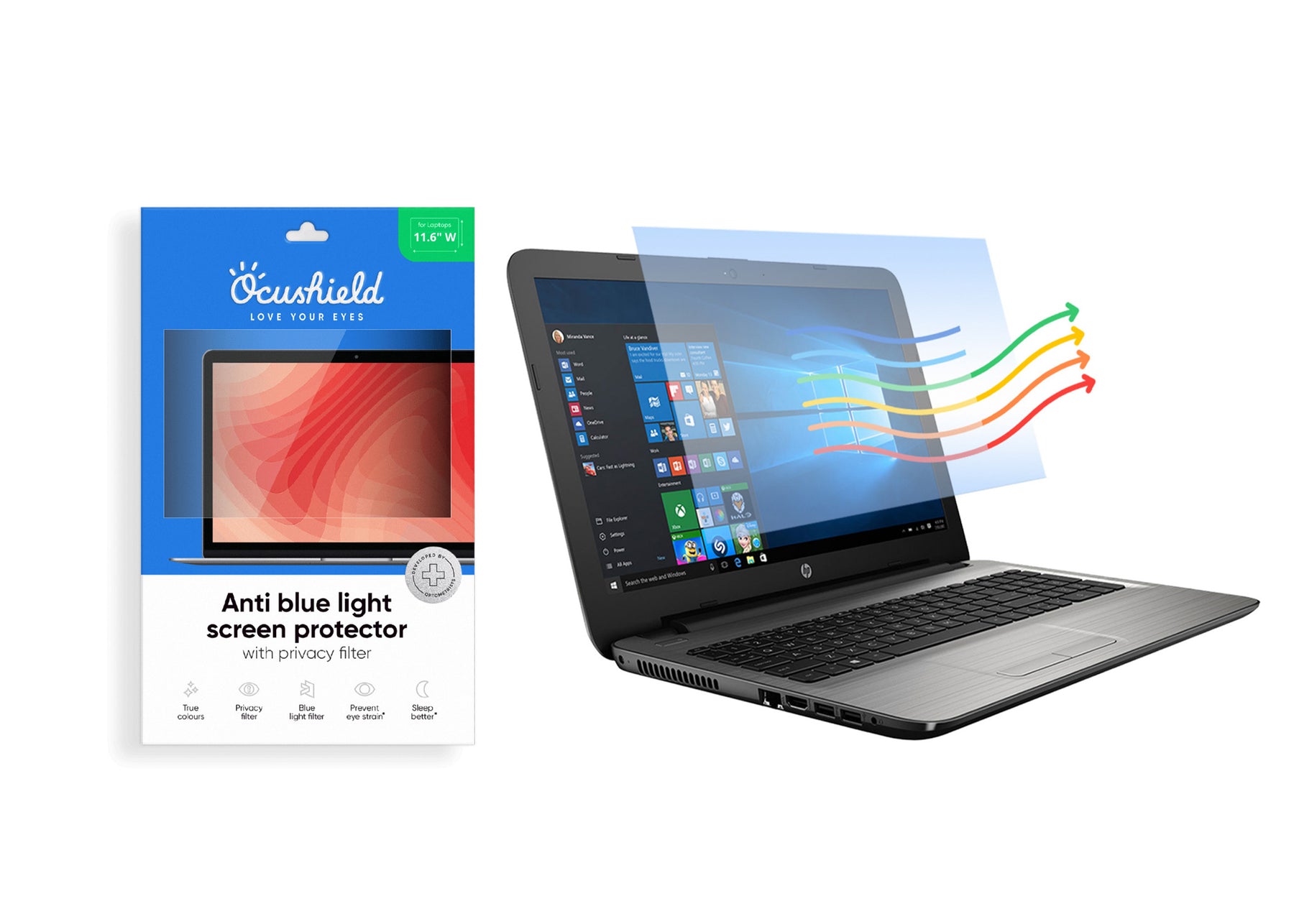 Blue Light Screen Protectors for Laptop and PC Monitors | Ocushield